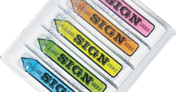SCRIPTI TAPE FLAGS 45624 "PLEASE SIGN HERE"
