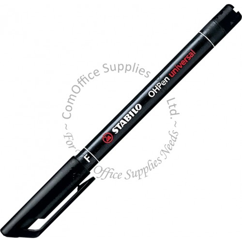 STABILO OHP PEN PERM. F 842/46 BLACK