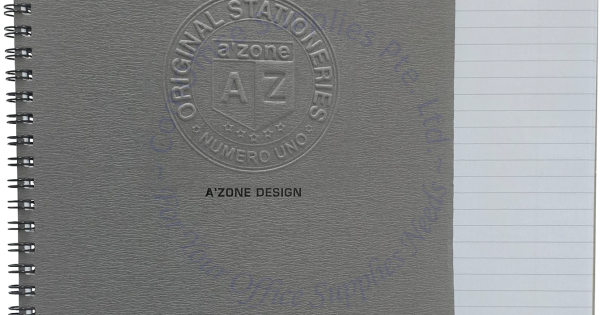 AZONE RING BOOK AUA4RB A4 UNO GREY