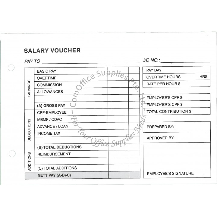 VOUCHER SALARY (50s)