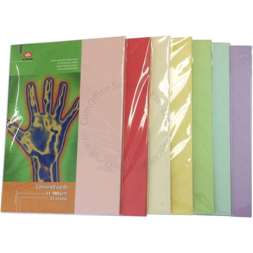 AZONE COLOR PAPER APC17A4 A4 160G (25s) - PINK